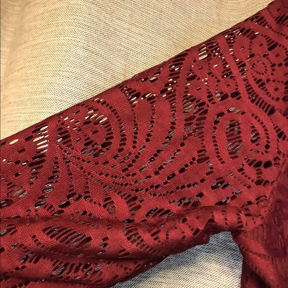 American Rag | Dresses | Maroon Lace Dress | Poshmark